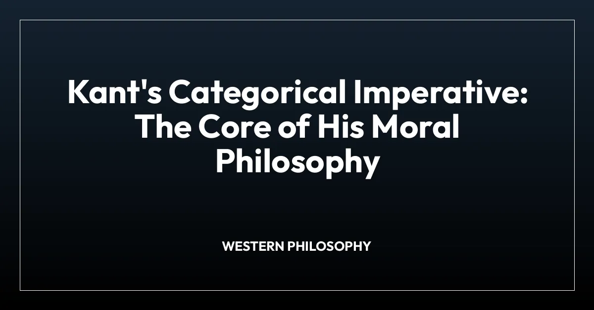 Western Philosophy • Philosophy Institute